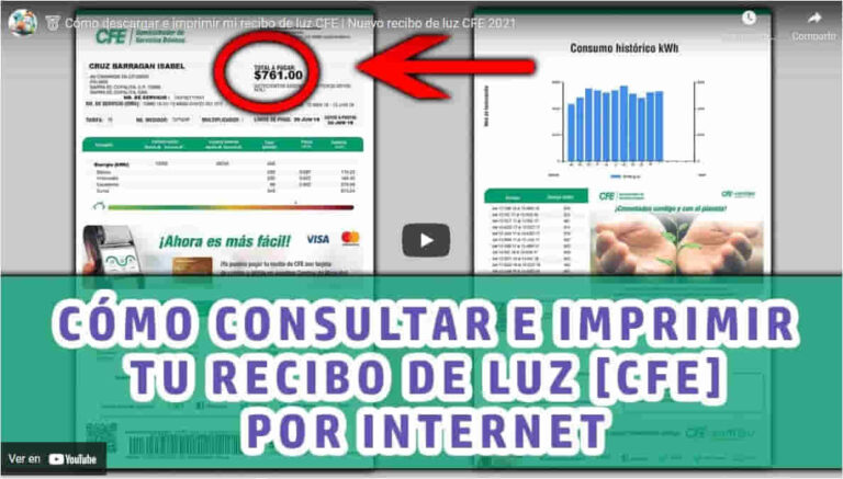Consulta Tu Recibo De Luz Cfe Conoce Tu Consumo Eléctrico